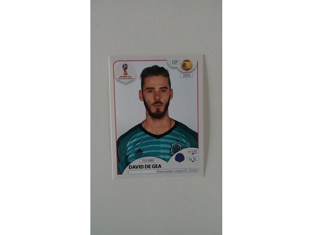 Panini FIFA 2018 Russia international sličica broj 134