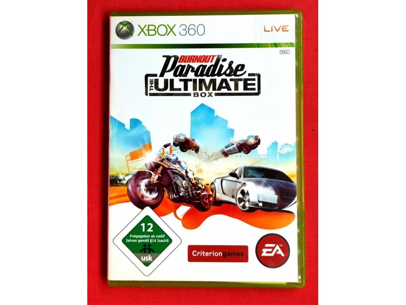 Burnout Paradise the Ultimate Box / XBox 360 Originalna