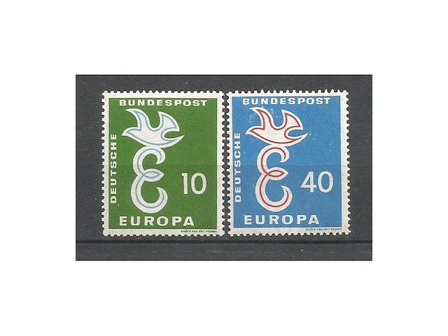 Nemacka 1958. EVROPA CEPT cista serija