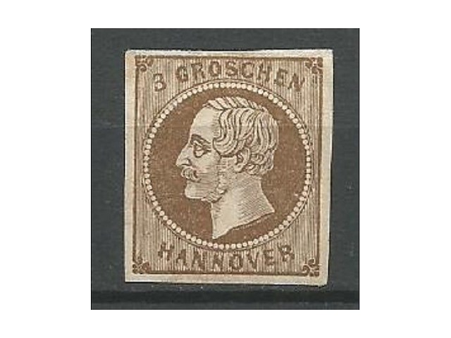 Hanover,Redovna-Kralj Džordž V 3 Gr 1861.,čisto