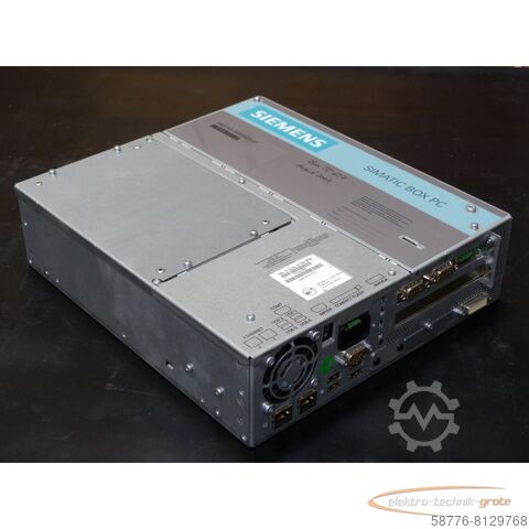 Siemens komponente
Siemens 6BK1000-0AE30-0AA0 Box PC 627-KSP EA X-MC SN:VPV5003073 , ohne Festplatte