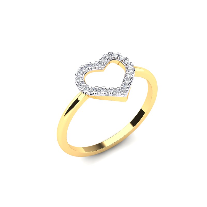 Zlatni prsten sa cirkonima Dantina