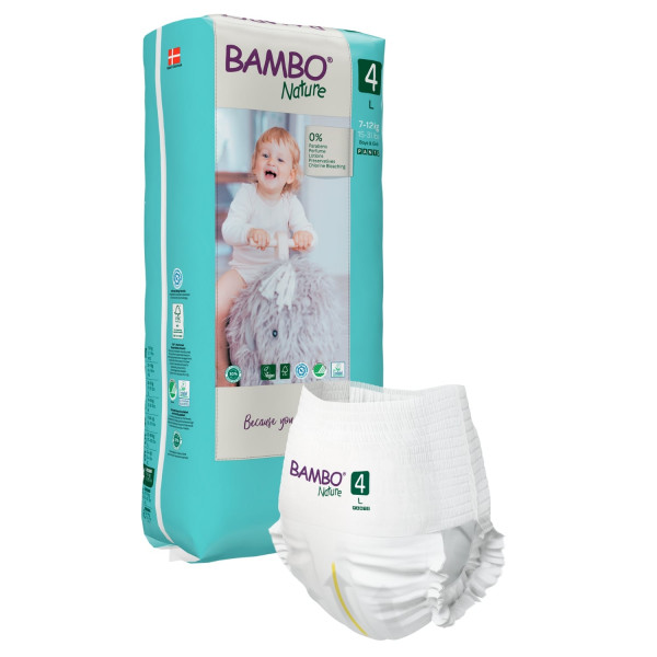 Bambo Nature pants pelene 4, 7-12kg 40 kom