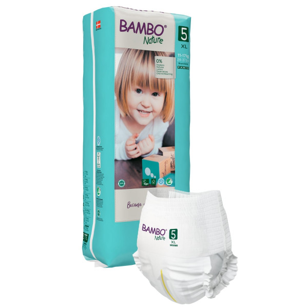 Bambo Nature pants pelene 5, 11-17kg 38 kom