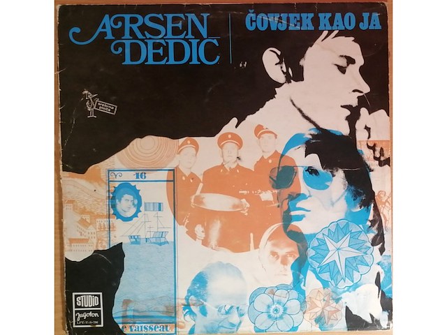 LP ARSEN DEDIĆ - Čovjek kao ja (1971) 5. pressing, G+