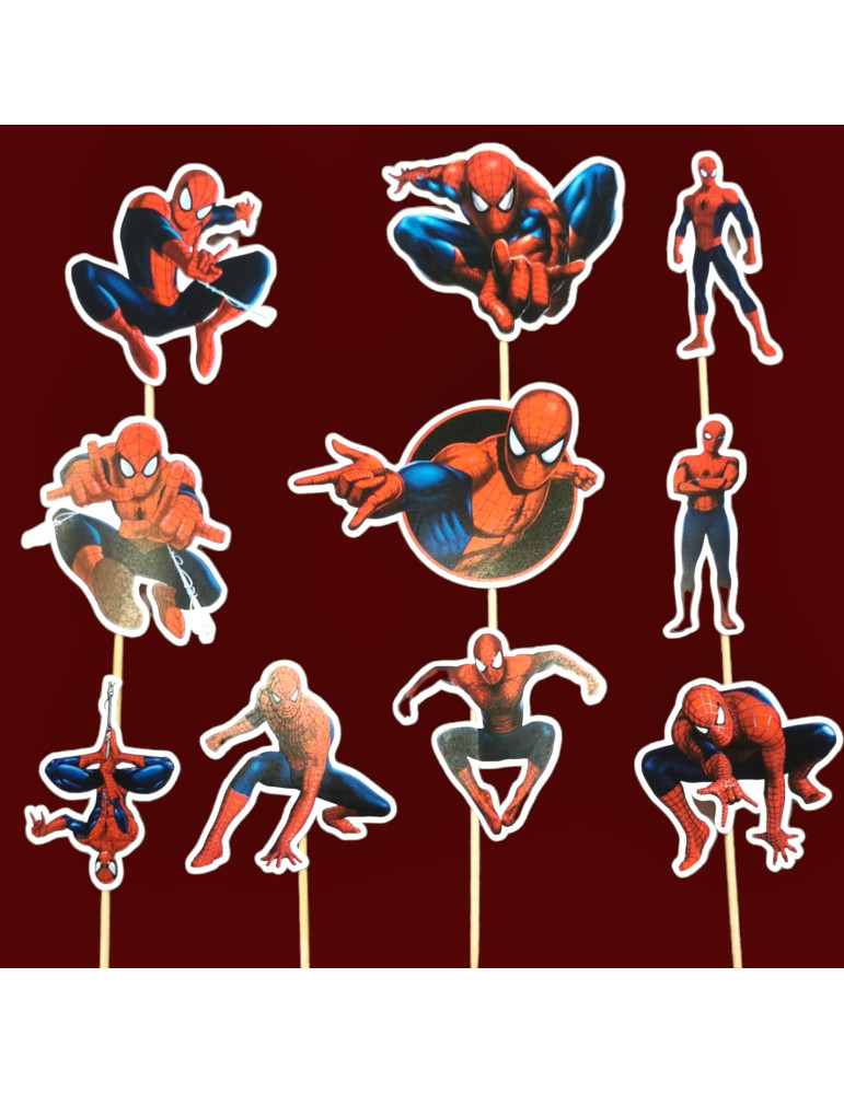Toperi Spiderman - set 10 kom