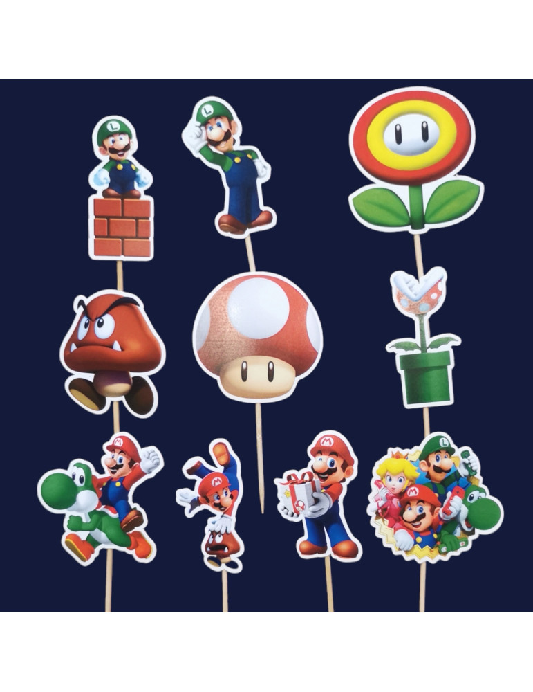 Toperi Super Mario - set 10 kom