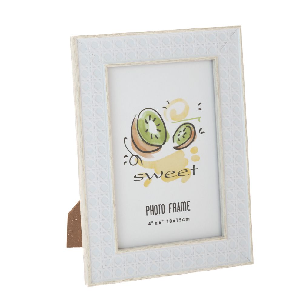 DRVENI RAM ZA SLIKU BELI 10X15 CM
(84519)