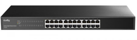 Cudy GS1024 *24-Port 10/100/1000M Switch,24 x Gbit RJ45 port, rackmount