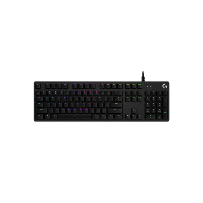 LOGITECH Gejmerska tastatura G512 LIGHTSYNC RGB (Crna) 920-009370 2x USB, Mehanički tasteri, Logitech GX Red Linear, EN (US)