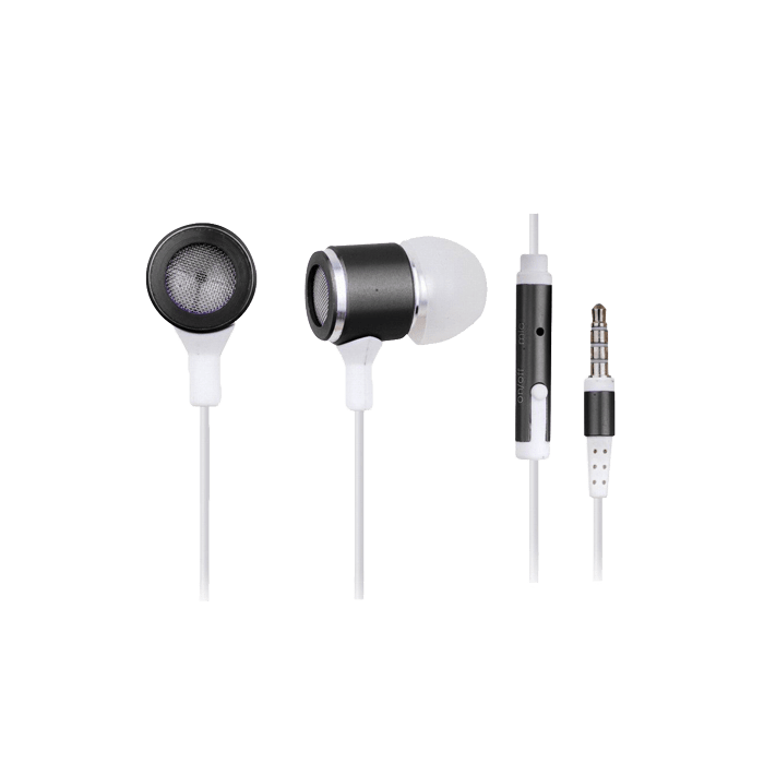 GEMBIRD bubice MHS-EP-001 (Bela/Crna) 3.5mm (četvoropolni), 50Hz - 18KHz, 0.9 m