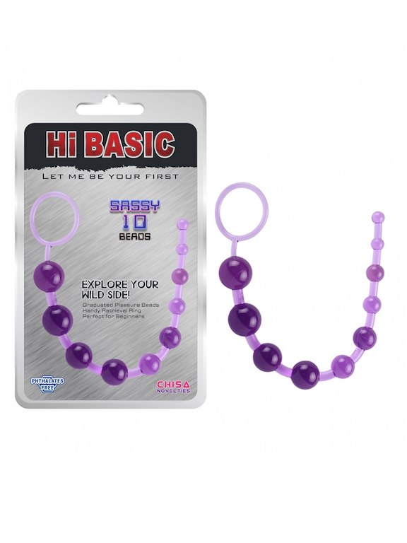 SASSY Anal Beads-Purple