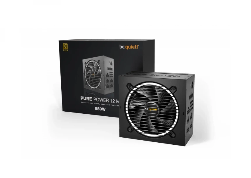 Napajanje Be Quiet Pure Power 12M 850W Gold BN344 ATX3.0 Modularno