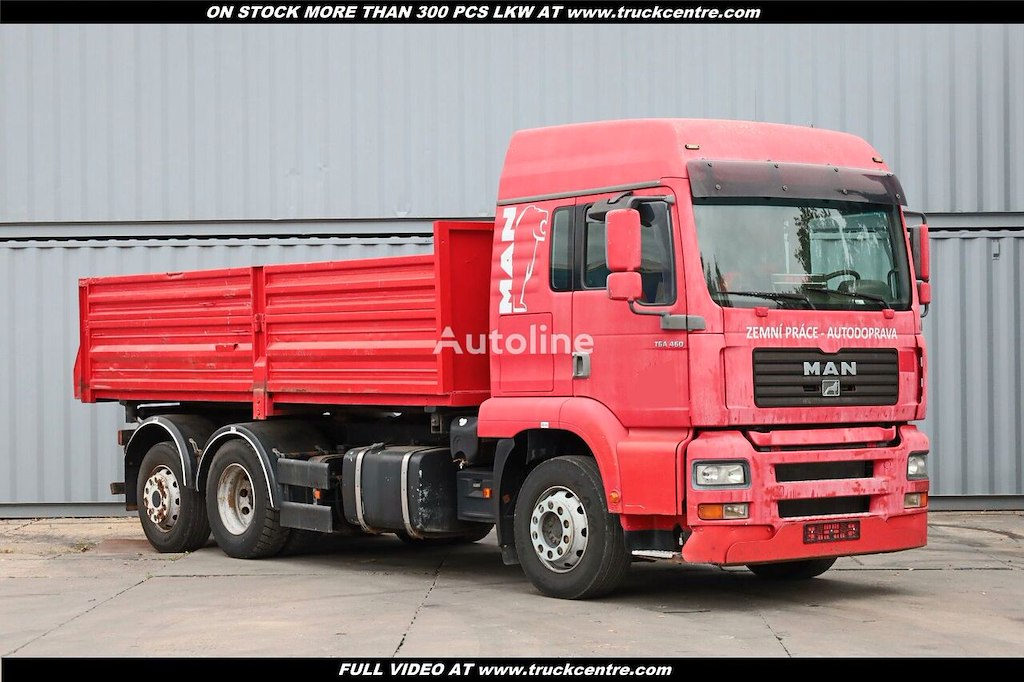 MAN TGA 26.413, 6x2, RETARDER, LIFTING AXLE kiper