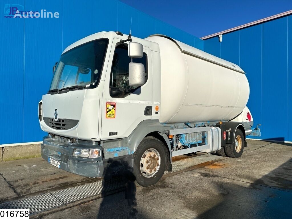 Renault Midlum 220 17013 Liter, LPG GPL, Gastank, Steel suspension autocisterna