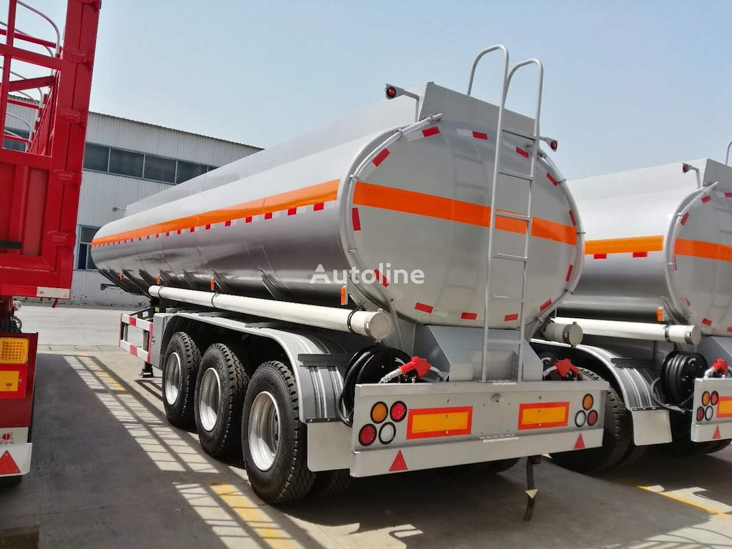 Nova NEWSTAR Fuel Tank Trailer 3 Axle Aluminum Oil Water Liquid Tanke cisterna za goriva i maziva