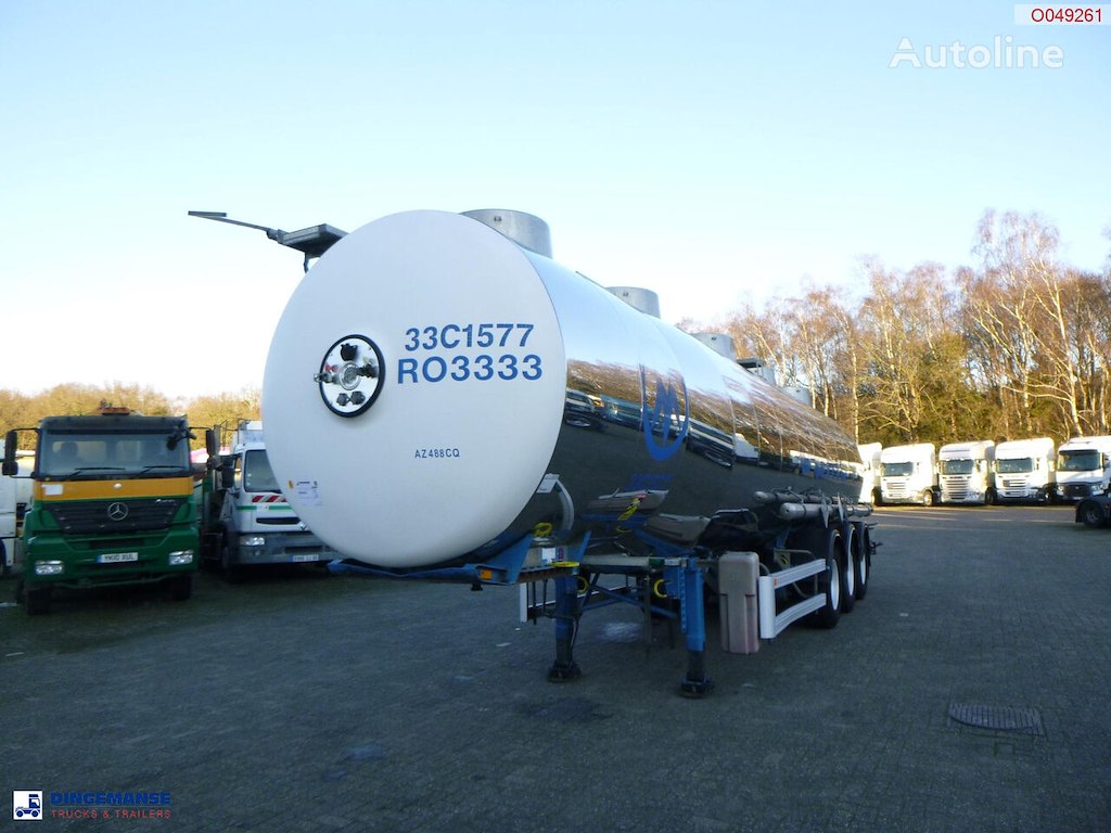 Magyar Chemical tank inox L4BH 32.9 m3 / 1 comp cisterna za prevoz hemikalija