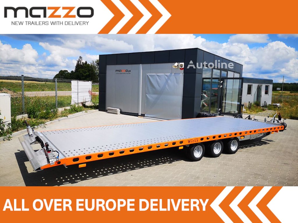 Nova Wiola L35G65P 650x204cm Aluminium panels floor HYDRAULIC prikolica autotransportera