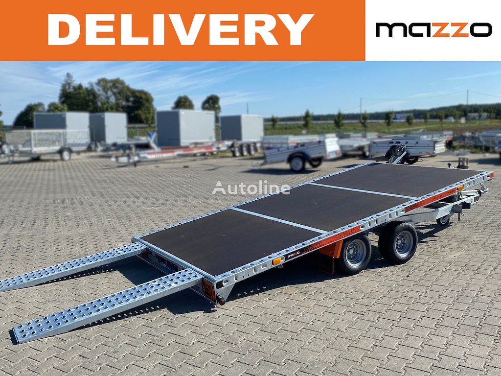 Nova Gravity400 400x210cm Twin axles trailer tilt-bed GVW 3000kg prikolica autotransportera