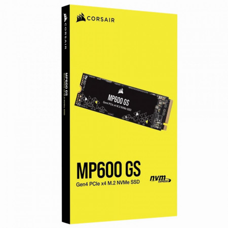 SSD 1TB CORSAIR MP600 GS, CSSD-F1000GBMP600GS, Gen4 x4, M.2 2280, 4800/3900 MB/s