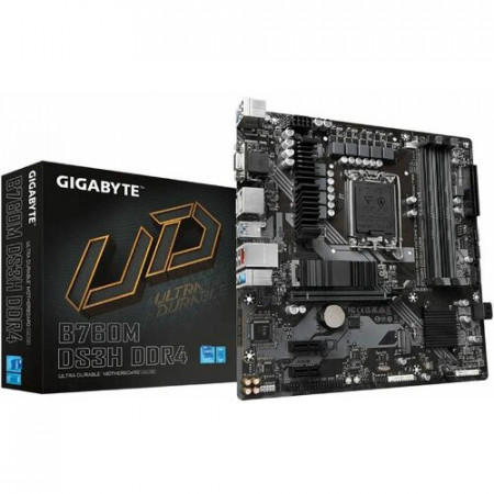 MB GIGABYTE B760M DS3H DDR4, 4xDIMM, s.1700