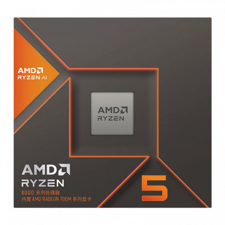 CPU AMD Ryzen 5 8600G 4.3 GHz (5.0 GHz), 6C/12T, 22MB Cache, 4nm, 65W, Radeon™ 760M 8-cores 2800MHz, socket AM5