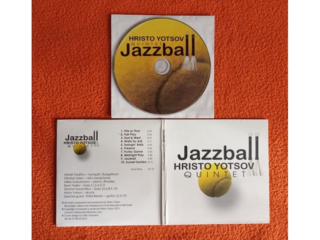 HRISTO YOTSOV QUINTET - JazzBall (CD) Made in Bulgaria