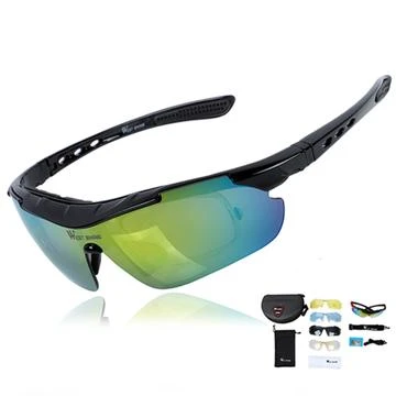 WEST BIKING MOTORCYCLE BIKE RIDING GLASSES MULTILAYER MIRROR LENS POWERSPORTS SUNGLASSES GOGGLES