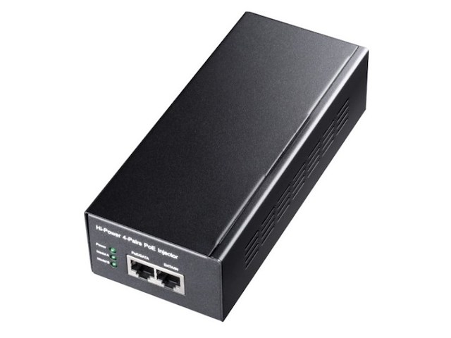 Cudy POE300 60W Gigabit PoE+/PoE Injector, 802.3at/802.3af Standard, Data and Power 100 Meters