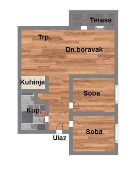 Prodaja, stan, 55m2, Petrovaradin, Novi Sad