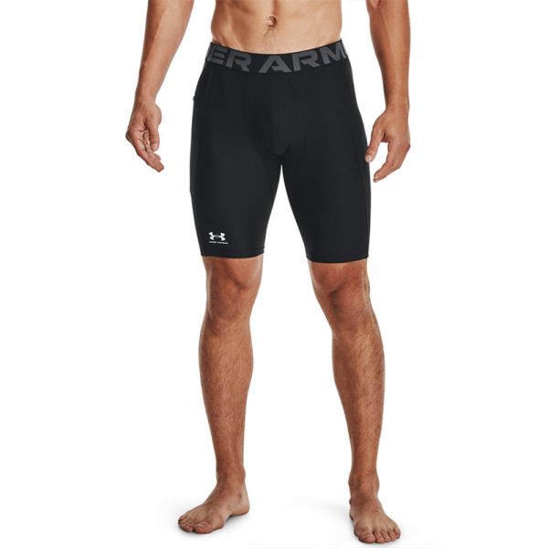 HEATGEAR POCKET LONG SHORTS 'BLACK'