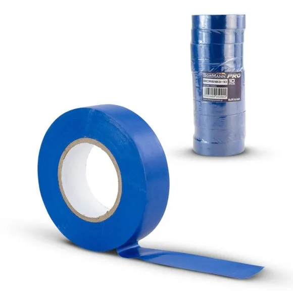 Izolir traka PVC plava – 0.15mmx19mmx20m – Bormann Pro