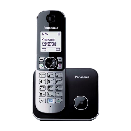 Fiksni telefon Panasonic KX-TG 6811 FXM,B, Bežični, Crno - Sivi