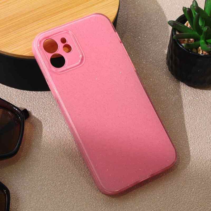 Maska Sparkle Dust za iPhone 12 roze