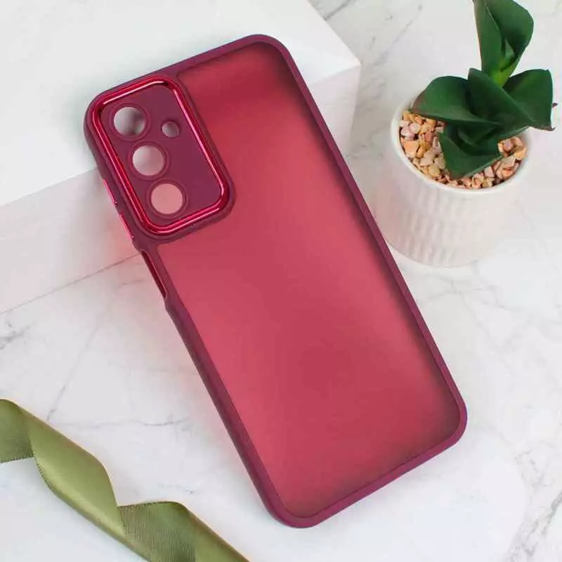 Maska Shining Camera za Samsung A156B Galaxy A15 5G crvena