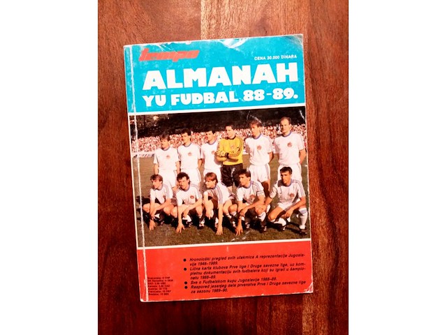 Almanah YU fudbal 88-89
