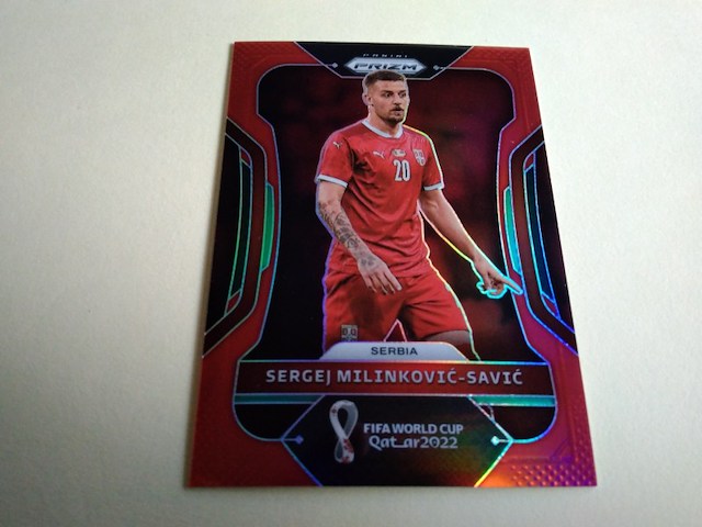 Panini Prizm Qatar 2022 - RED 041/399 SRBIJA - Br. 260