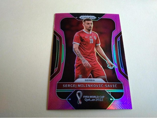 Panini Prizm Qatar 2022 - PINK SRBIJA - Br. 260