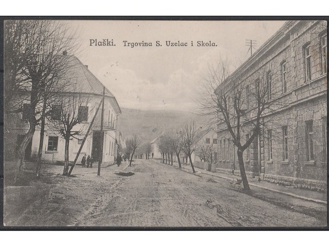 Hrvatska - Plaski 1908