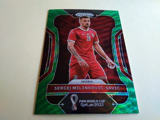 Panini Prizm Qatar 2022 - GREEN WAVE SRBIJA - Br. 260