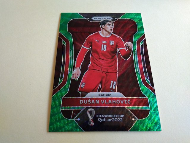 Panini Prizm Qatar 2022 - GREEN WAVE SRBIJA - Br. 255