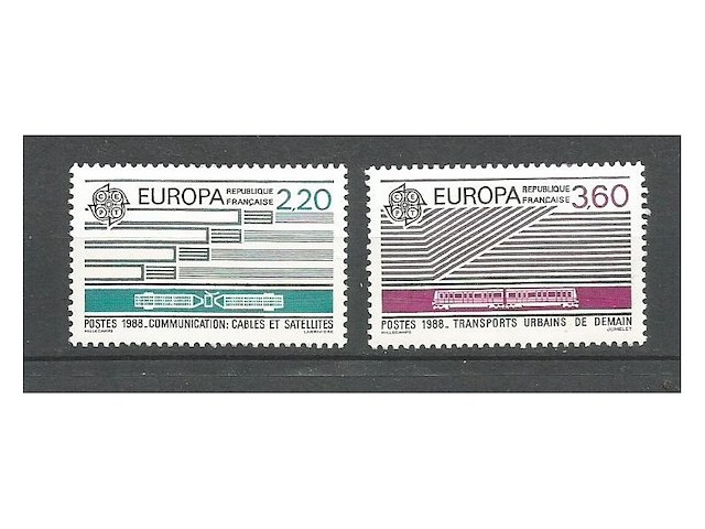 Francuska 1988. EVROPA CEPT cista serija