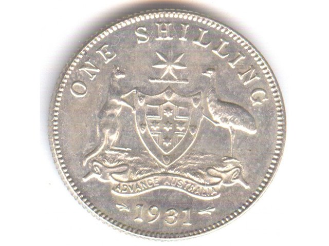 Australija 1 shilling 1931 aUNC