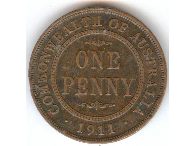 Australija 1 penny 1911