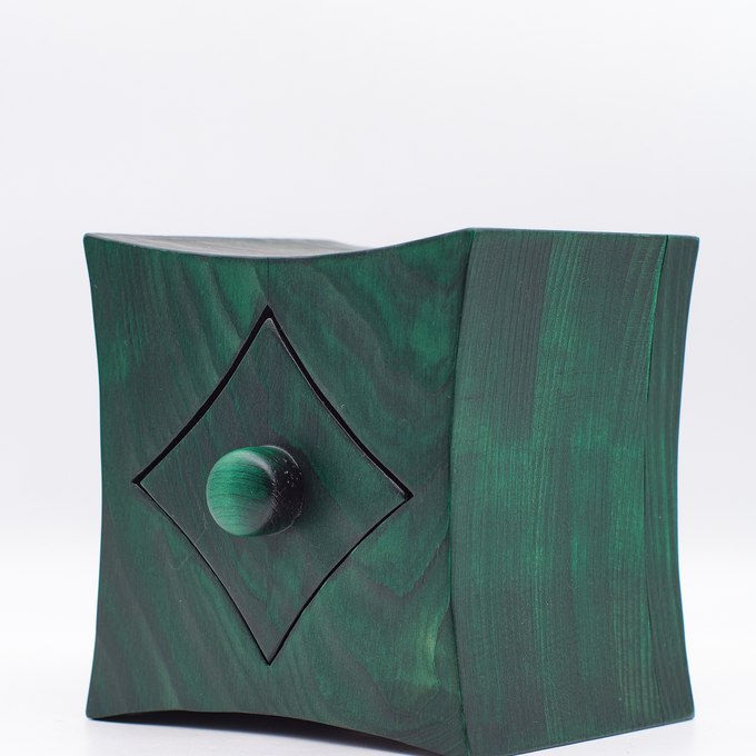 Kutijica za nakit "Boxy Green" - Woodoo