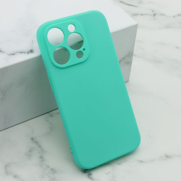 Futrola Soft Silicone za iPhone 15 Pro, mint