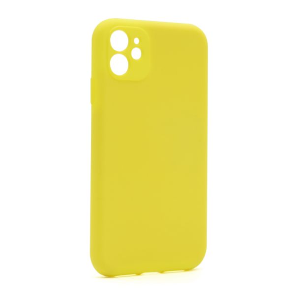 Futrola Soft Silicone za iPhone 11, žuta