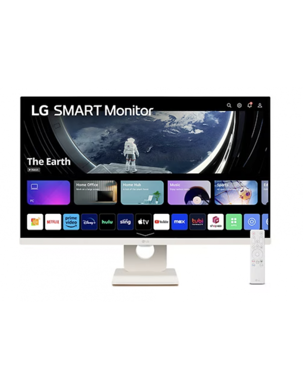 LG 27SR50F-W 27" Smart FHD IPS Monitor webOS 23