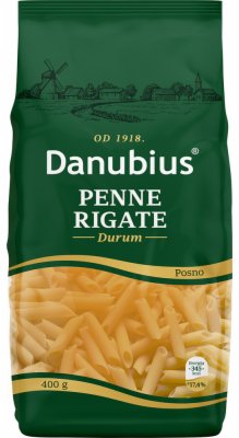 TESTENINA PENNE RIGATE DURUM DANUBIUS 400G
TESTENINA PENNE RIGATE DURUM DANUBIUS 400G