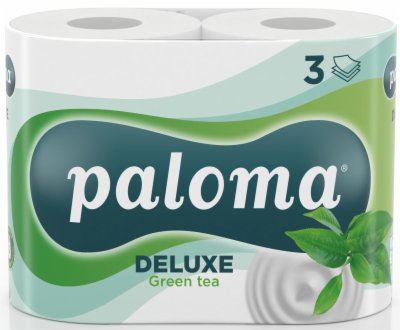 TOALETNI PAPIR 3SL GREEN TEA PALOMA 4/1
TOALETNI PAPIR 3SL GREEN TEA PALOMA 4/1